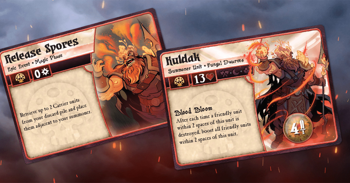 Summoner Wars 2nd Edition: Fungal Dwarves Faction Deck - The Playground